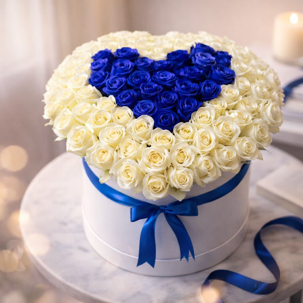 Blue Flower Bouquets in Dubai (UAE) - Same Day Delivery – Sentiments.ae